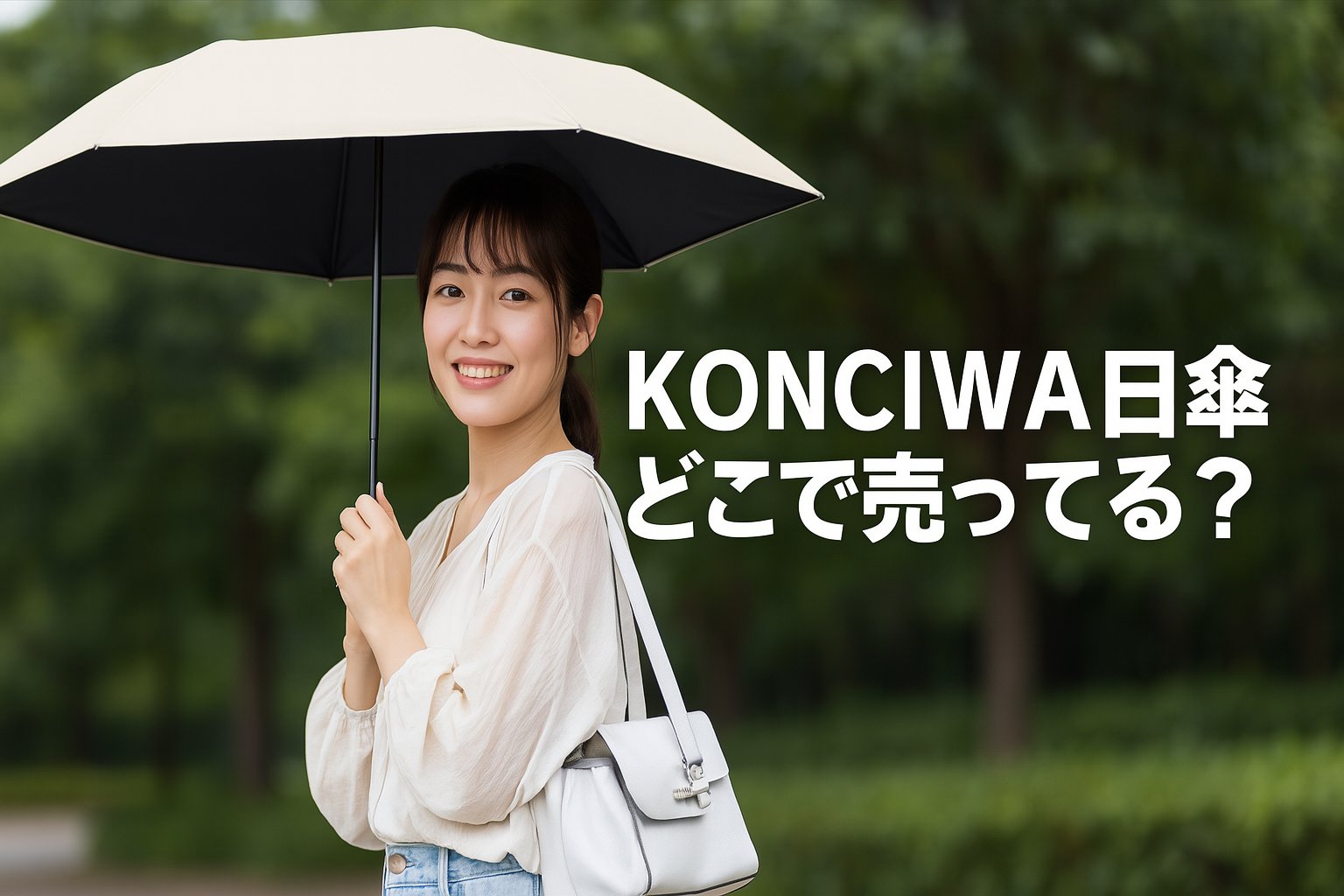 KONCIWA日傘はどこで売ってる？公式・通販・実店舗まとめ - マイペースな日々：ゆるりと過ごす生活